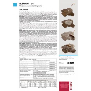 Rompox D1 Jointing Compound 25kg - Stone & Porcelain